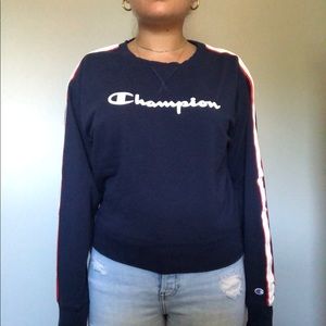Champion | Sweaters | Authentic Champion Logo Sweater | Poshmark